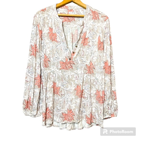 Wonderly | Tops | Wonderly Tunic Top Womens Large Business Casual Shirt ...